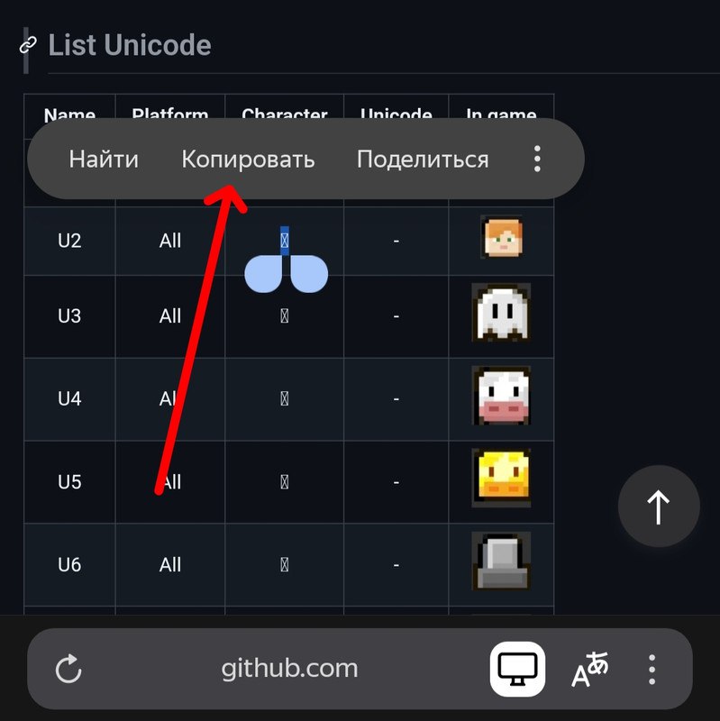 Unicode | Уникальные иконки на Ваш сервер - Инструкции - Talk 24Serv